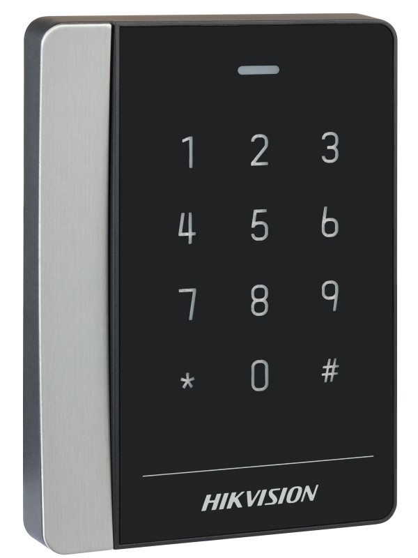 Dustproof Mifare Card Reader IP64 with Hikvision Keypad, DS-K1102MK